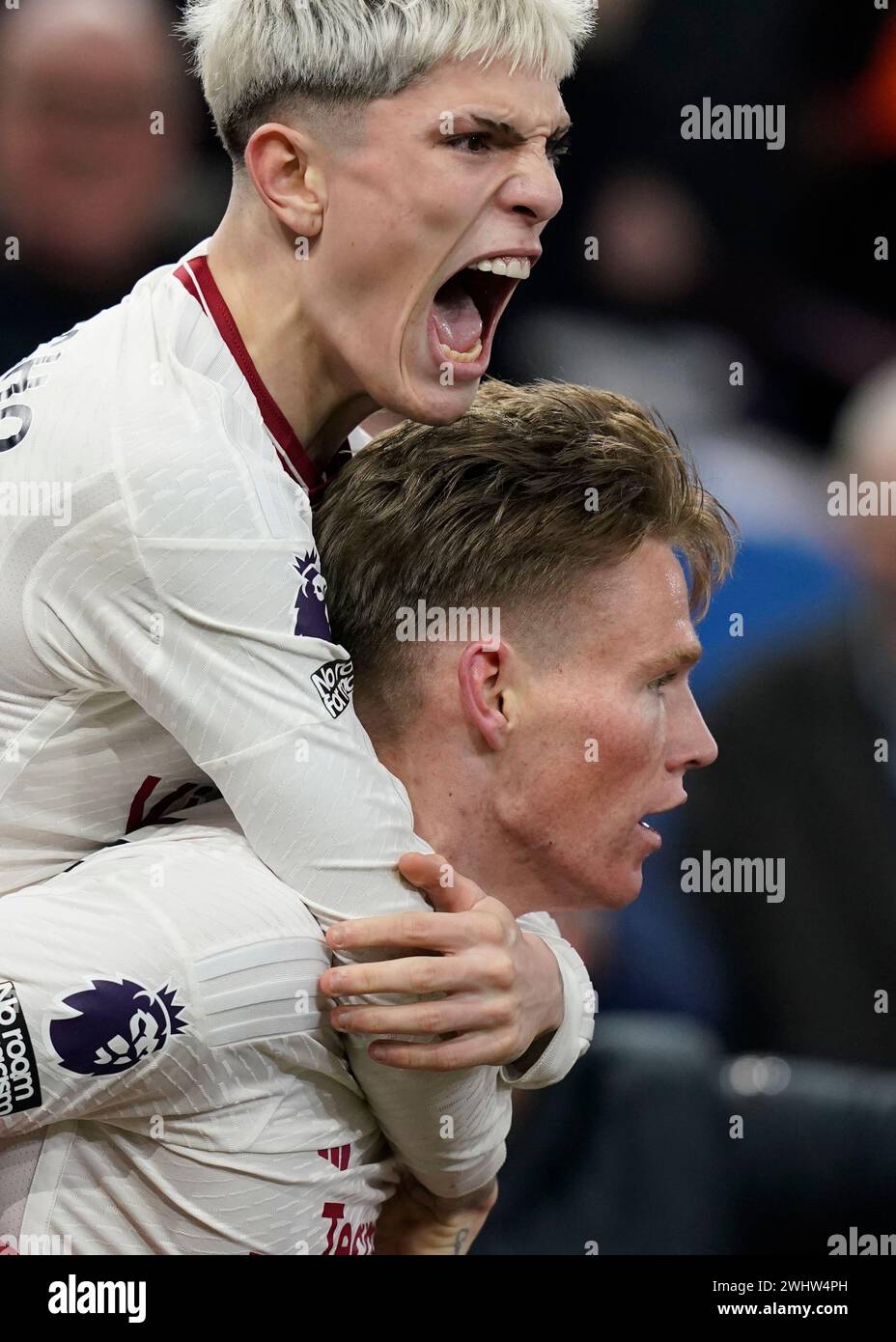 Birmingham, UK. 11th Feb, 2024. Alejandro Garnacho of Manchester United ...