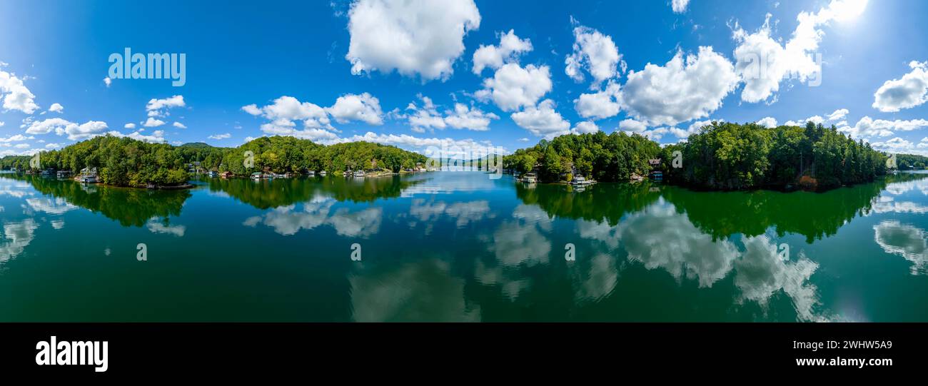 Lake Lure In Rutherford County, North Carolina Stock Photo - Alamy