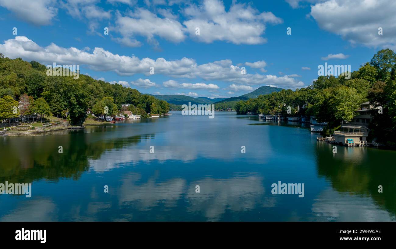 Lake Lure In Rutherford County, North Carolina Stock Photo - Alamy