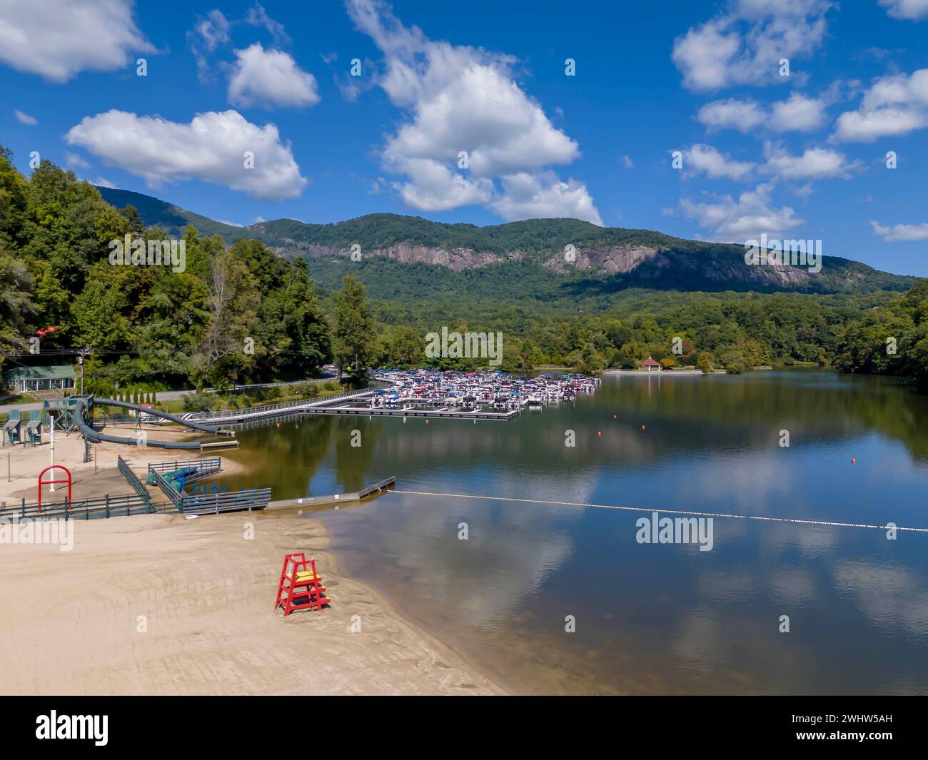 Lake Lure In Rutherford County, North Carolina Stock Photo - Alamy