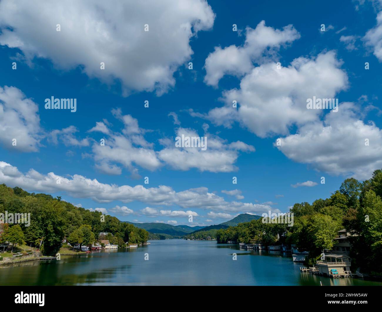 Lake Lure In Rutherford County, North Carolina Stock Photo - Alamy