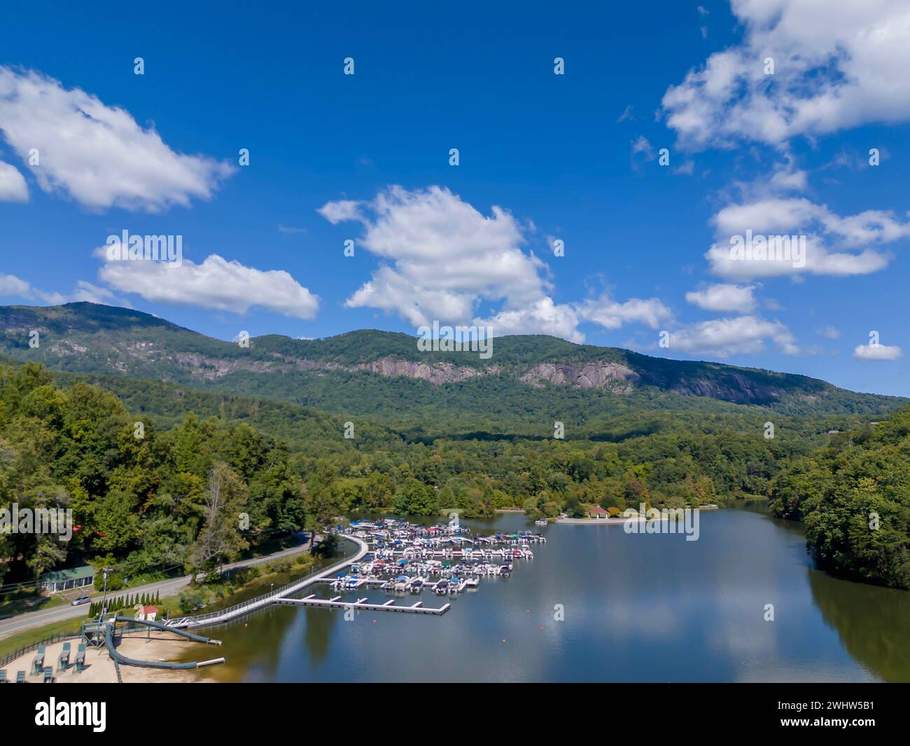 Lake Lure In Rutherford County, North Carolina Stock Photo - Alamy