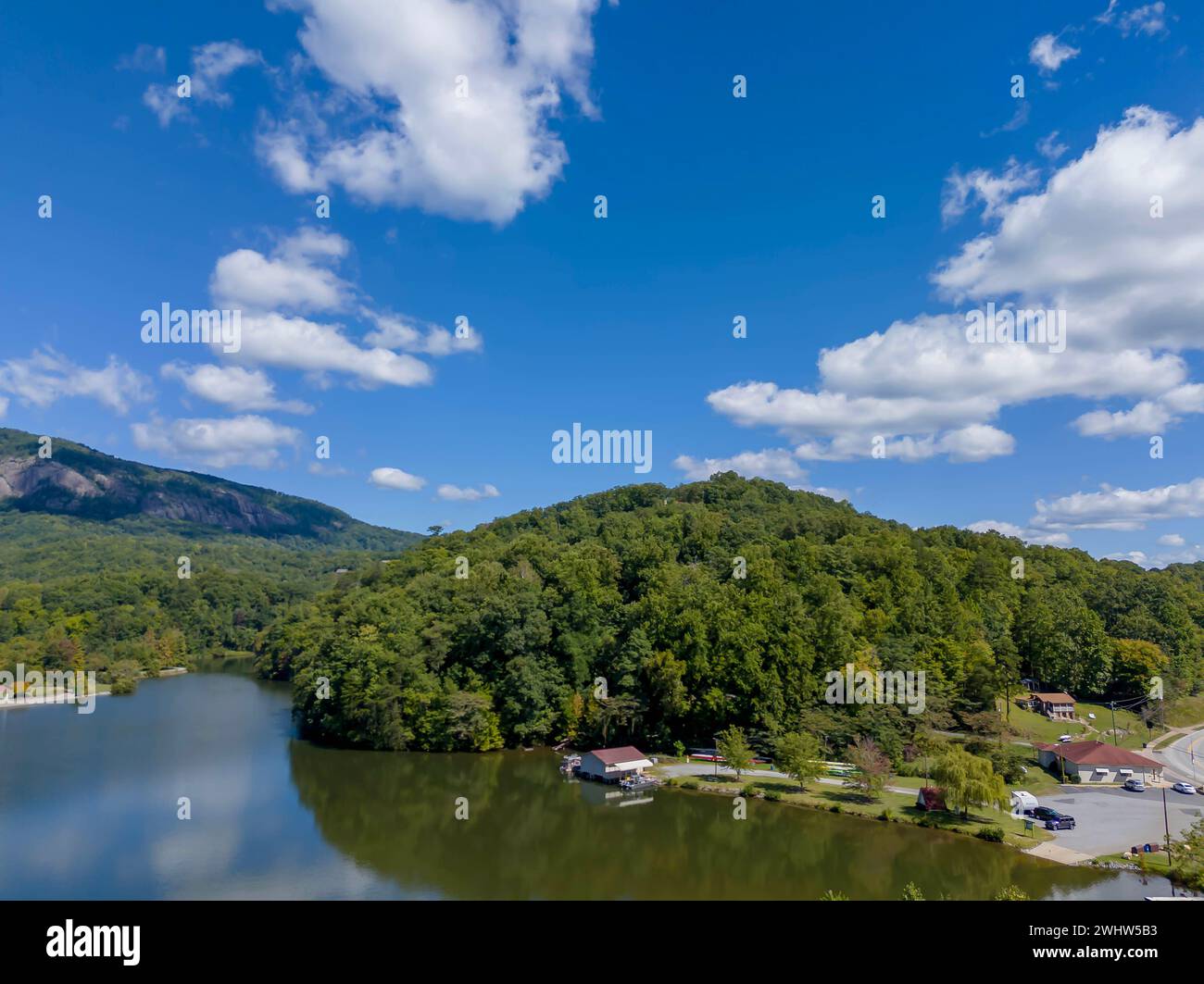 Lake Lure In Rutherford County, North Carolina Stock Photo - Alamy