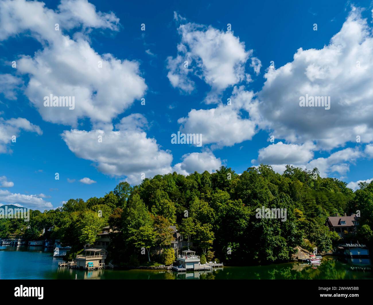 Lake Lure In Rutherford County, North Carolina Stock Photo - Alamy