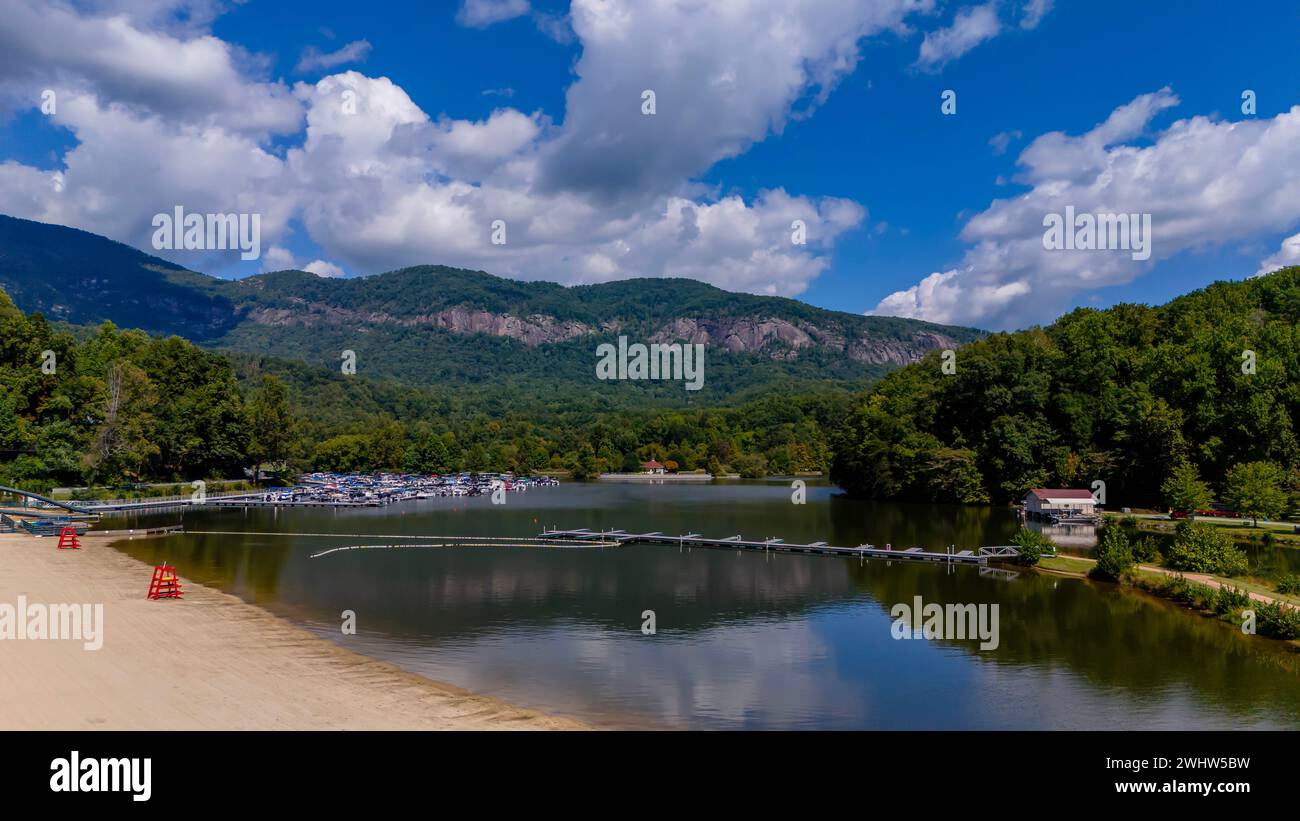 Lake Lure In Rutherford County, North Carolina Stock Photo - Alamy