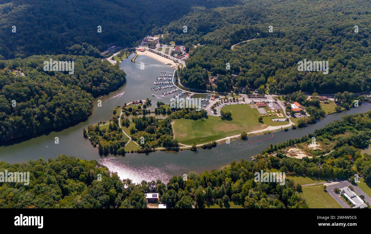 Lake Lure In Rutherford County, North Carolina Stock Photo - Alamy