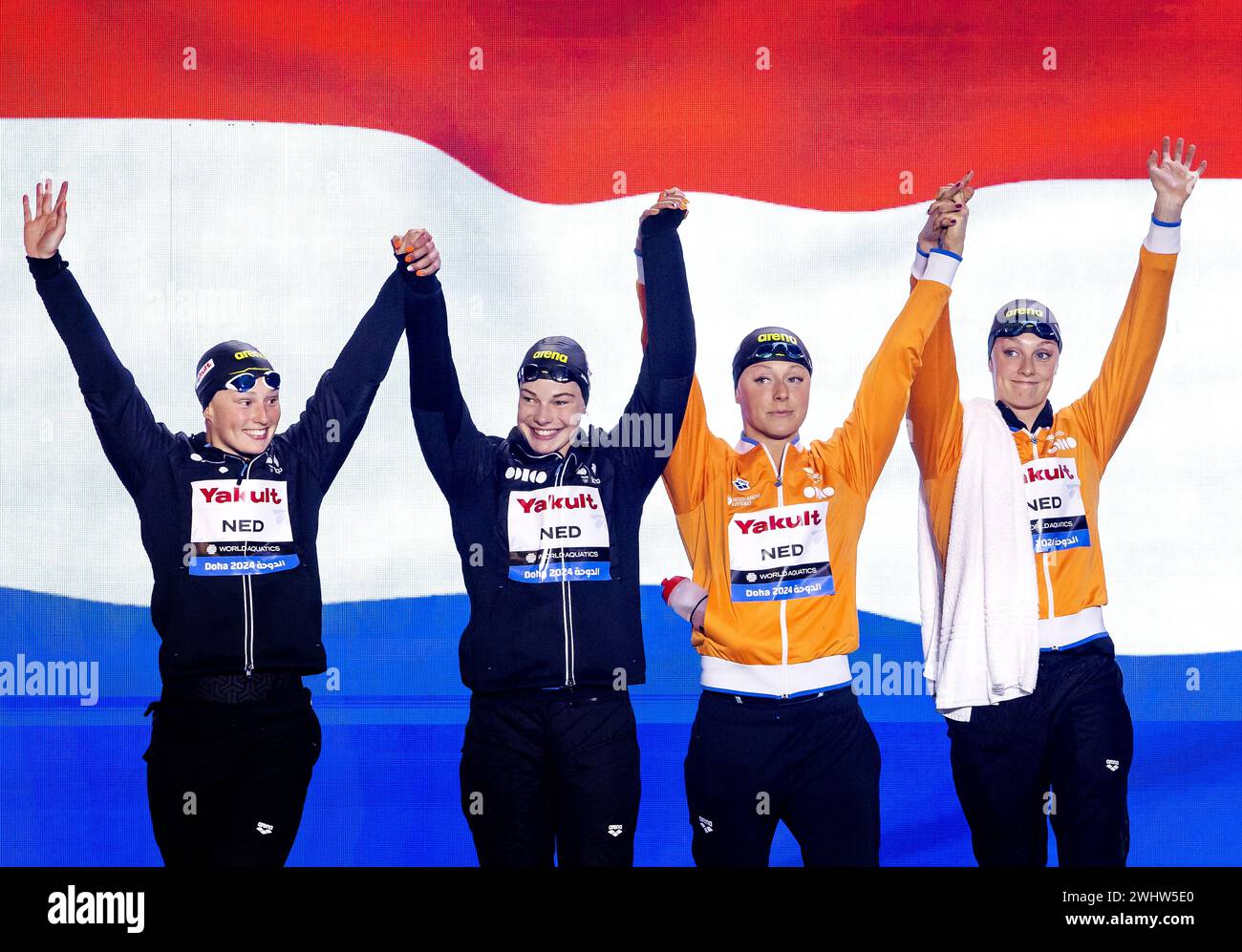 DOHA - Kim Busch, Janna van Kooten, Kira Toussaint and Marrit ...