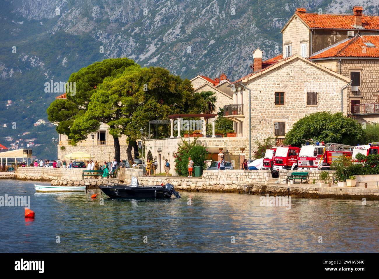 Panorama perast old town hi-res stock photography and images - Alamy