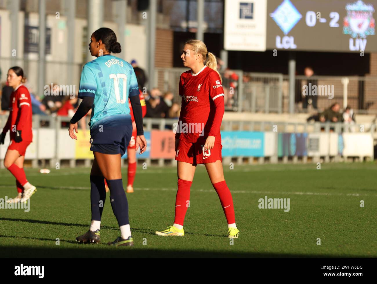 February 11, 2024, London, UK: Princess Park Stadium, Dartford, UK. 11th Feb, 2024. Sofie ...