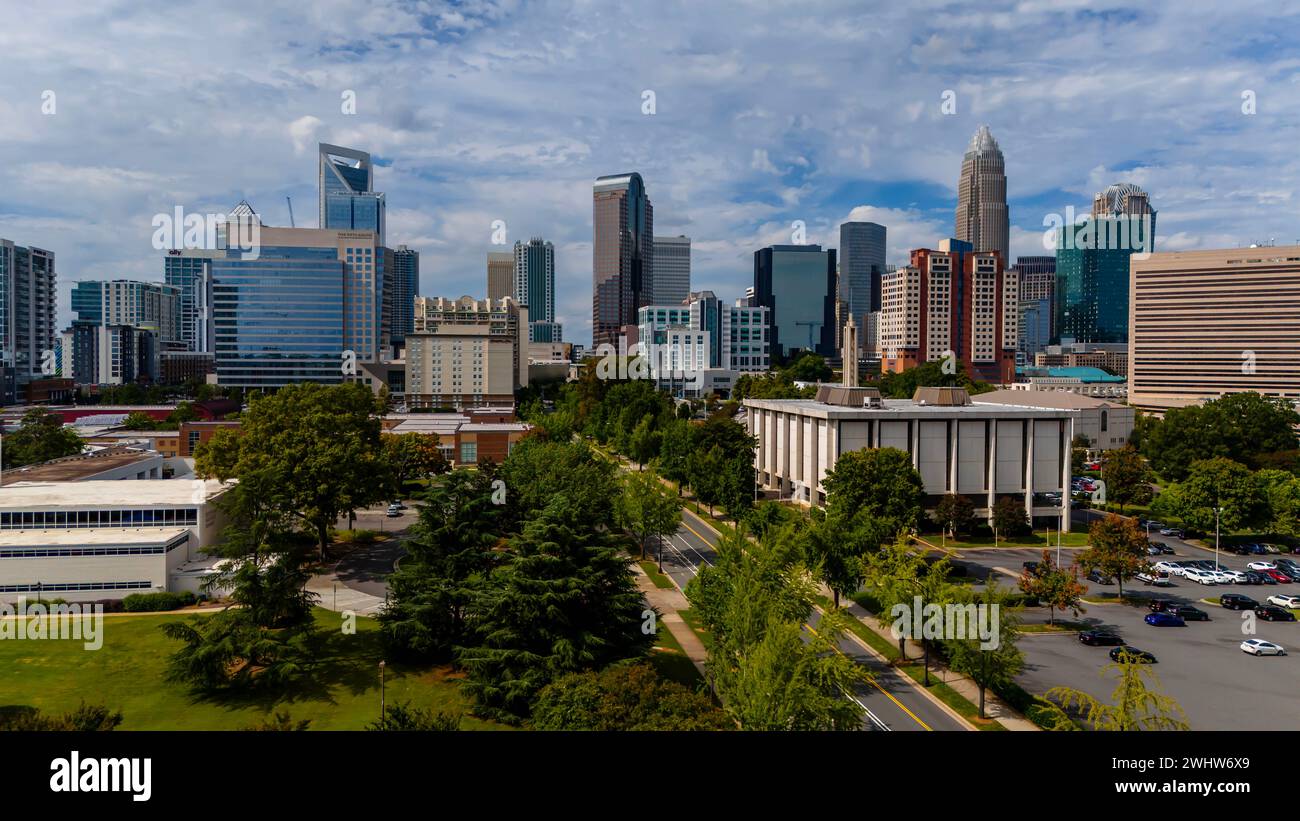 Bank of america stadium aerial view hi-res stock photography and images ...