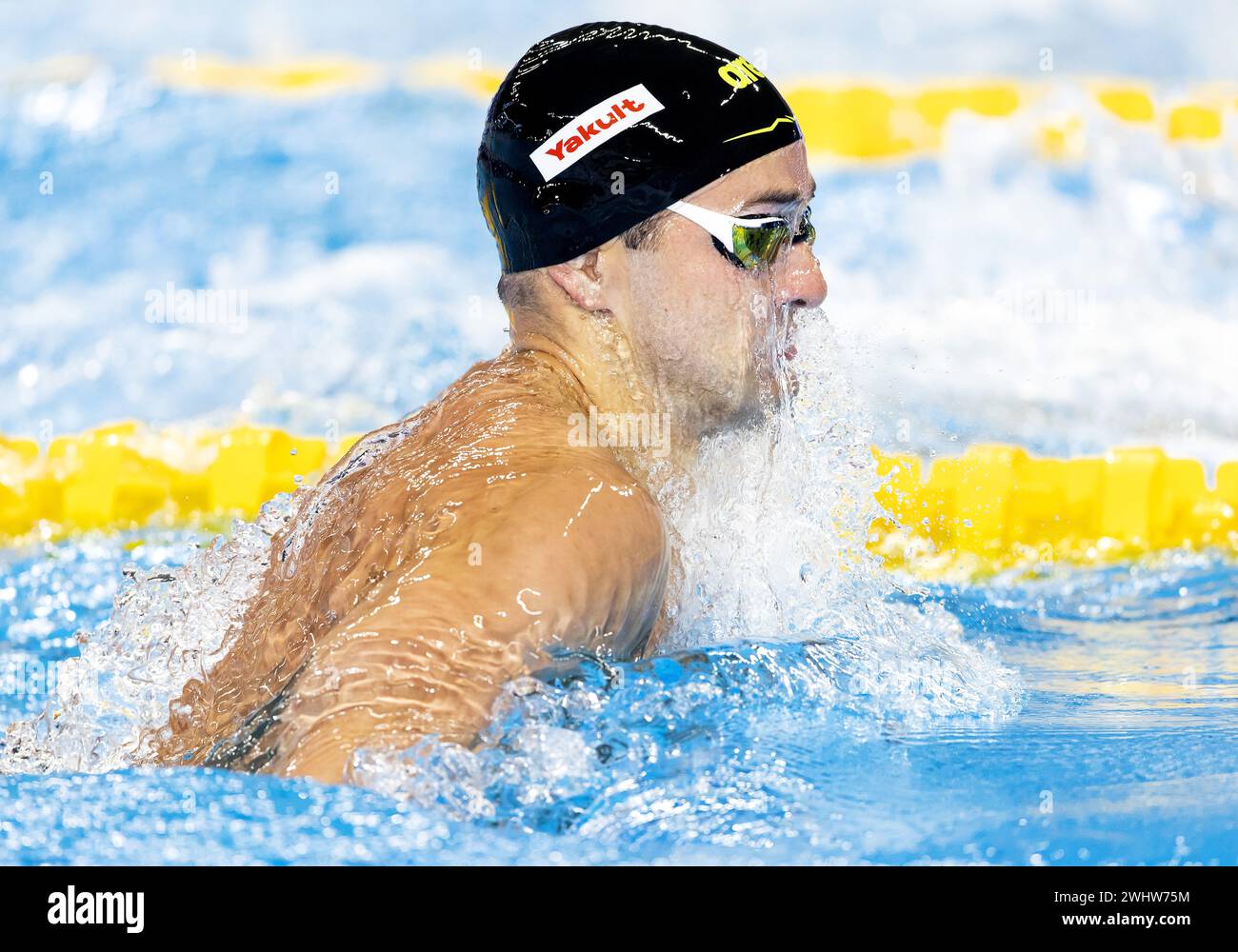 DOHA - Arno Kamminga in action in the semi-finals of the 100 school men ...