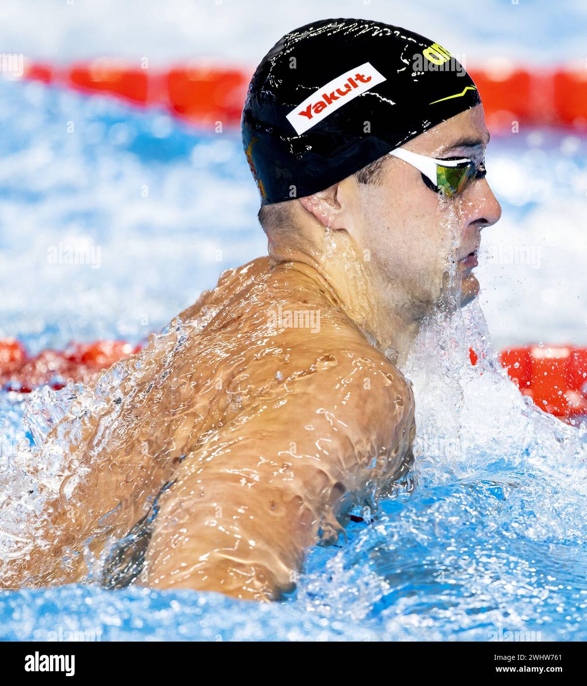 DOHA - Arno Kamminga in action in the semi-finals of the 100 school men ...
