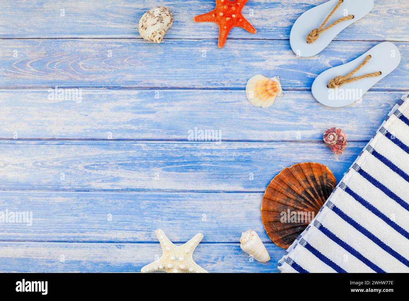 Flat lay summer flip hi-res stock photography and images - Alamy