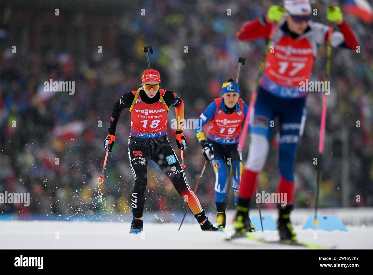 11 February 2024, Czech Republic, Nove Mesto Na Morave: Biathlon, World ...