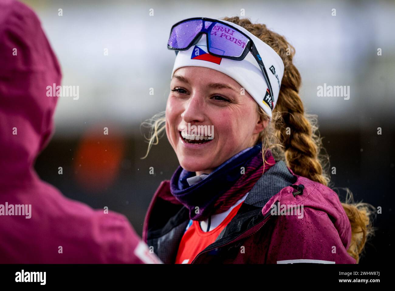 Marketa Davidova of Czech Republic competes in the women's 10 km ...