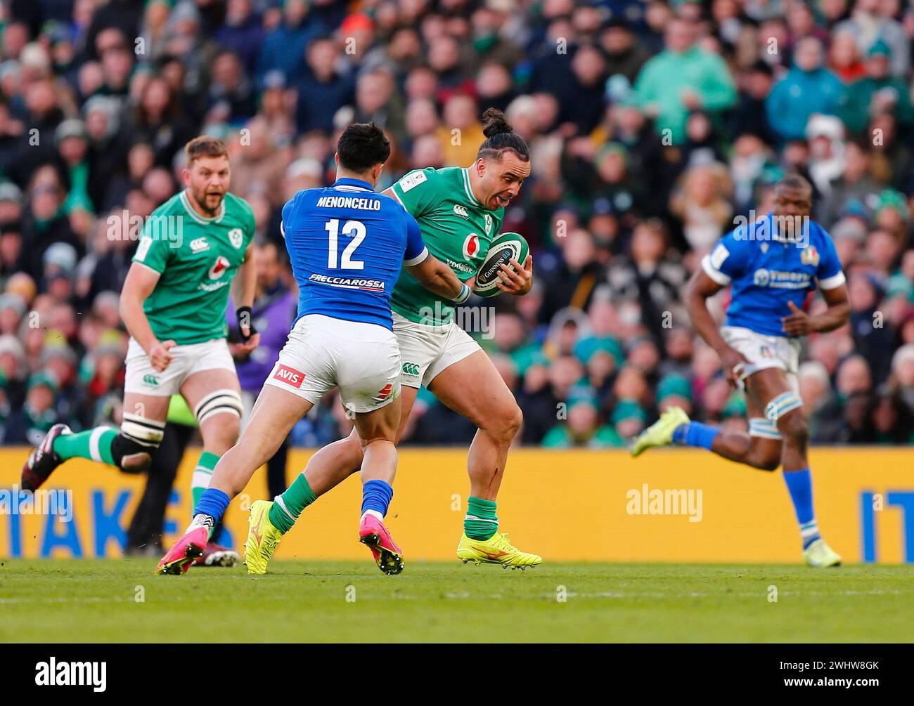 11th February 2024; Aviva Stadium, Dublin, Ireland: Six Nations International Rugby, Ireland ...