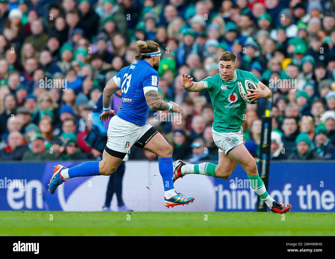 11th February 2024; Aviva Stadium, Dublin, Ireland: Six Nations International Rugby, Ireland ...