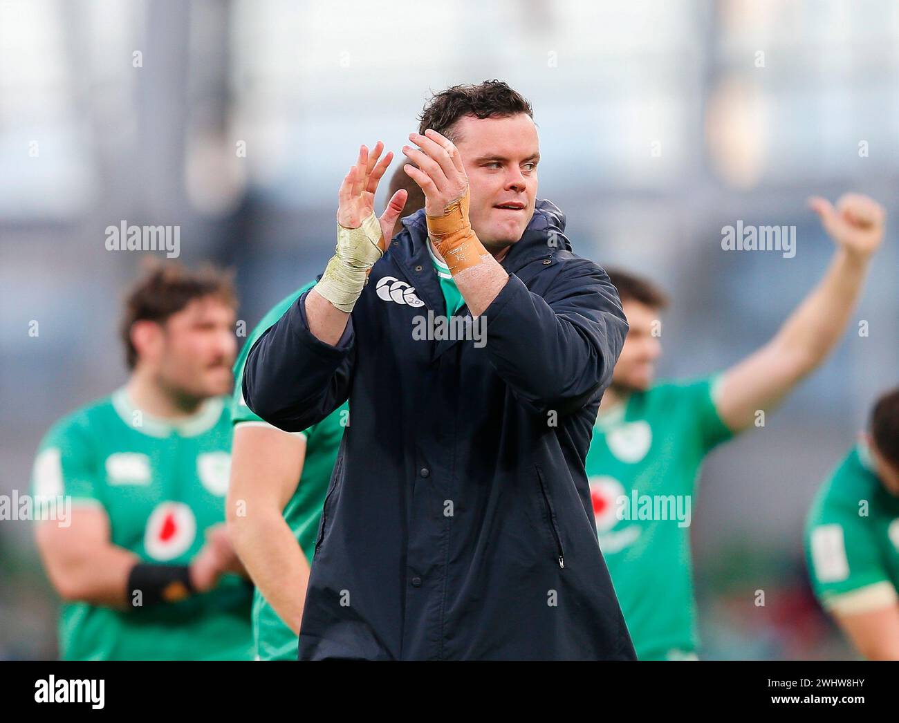 11th February 2024; Aviva Stadium, Dublin, Ireland: Six Nations International Rugby, Ireland ...