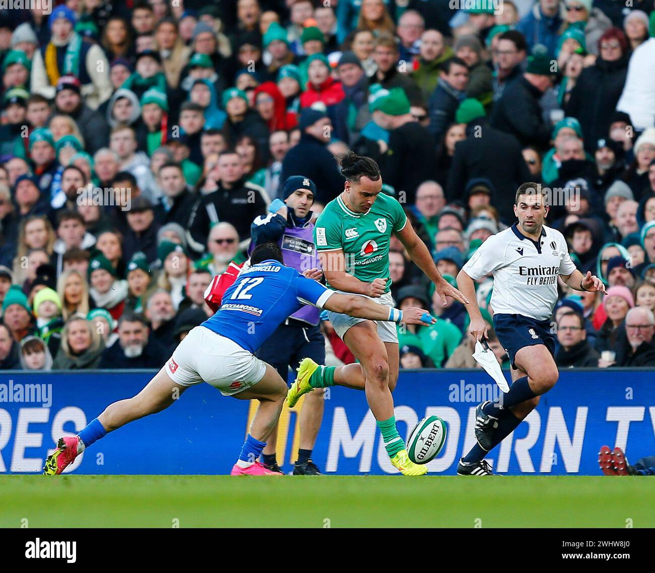 11th February 2024; Aviva Stadium, Dublin, Ireland: Six Nations International Rugby, Ireland ...