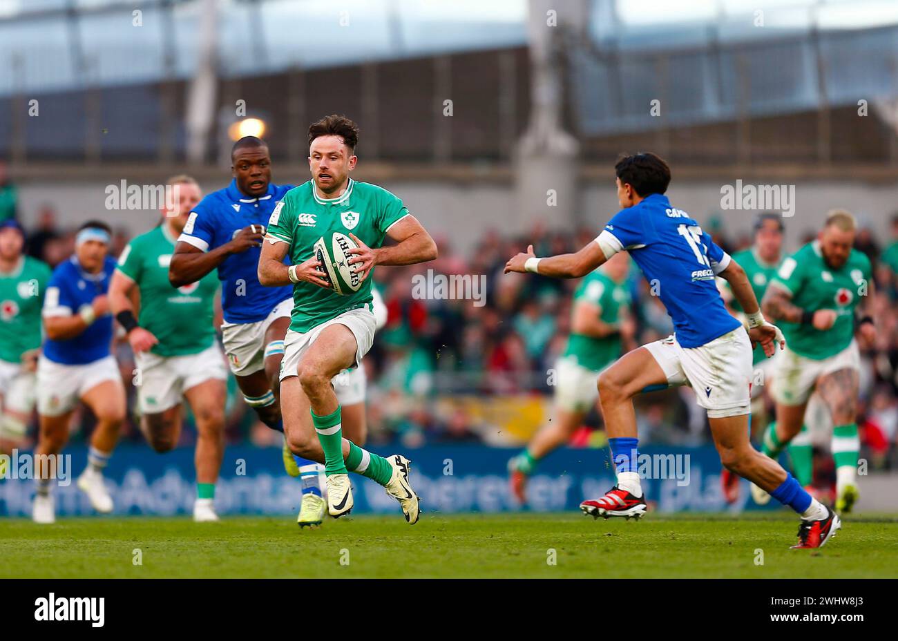 11th February 2024; Aviva Stadium, Dublin, Ireland: Six Nations ...