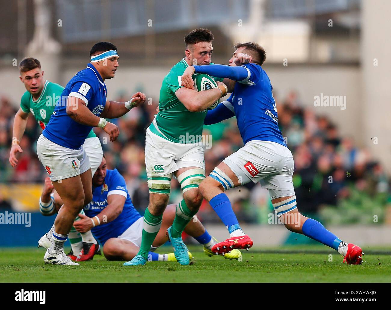 11th February 2024; Aviva Stadium, Dublin, Ireland: Six Nations International Rugby, Ireland ...