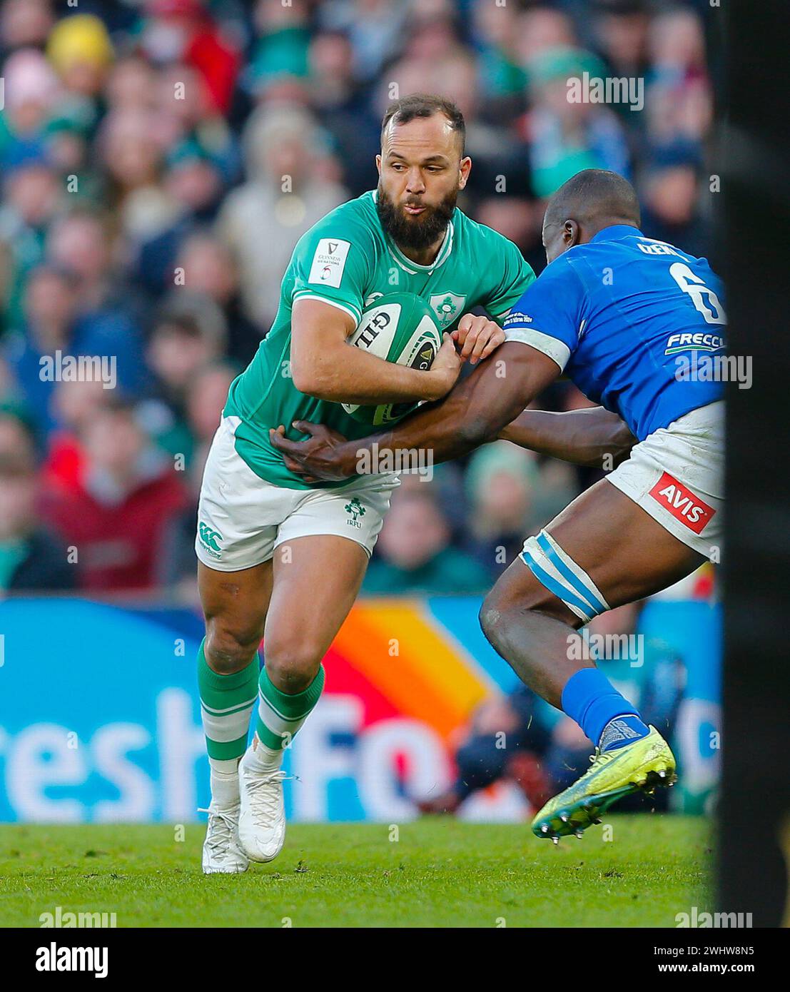 11th February 2024; Aviva Stadium, Dublin, Ireland: Six Nations International Rugby, Ireland ...