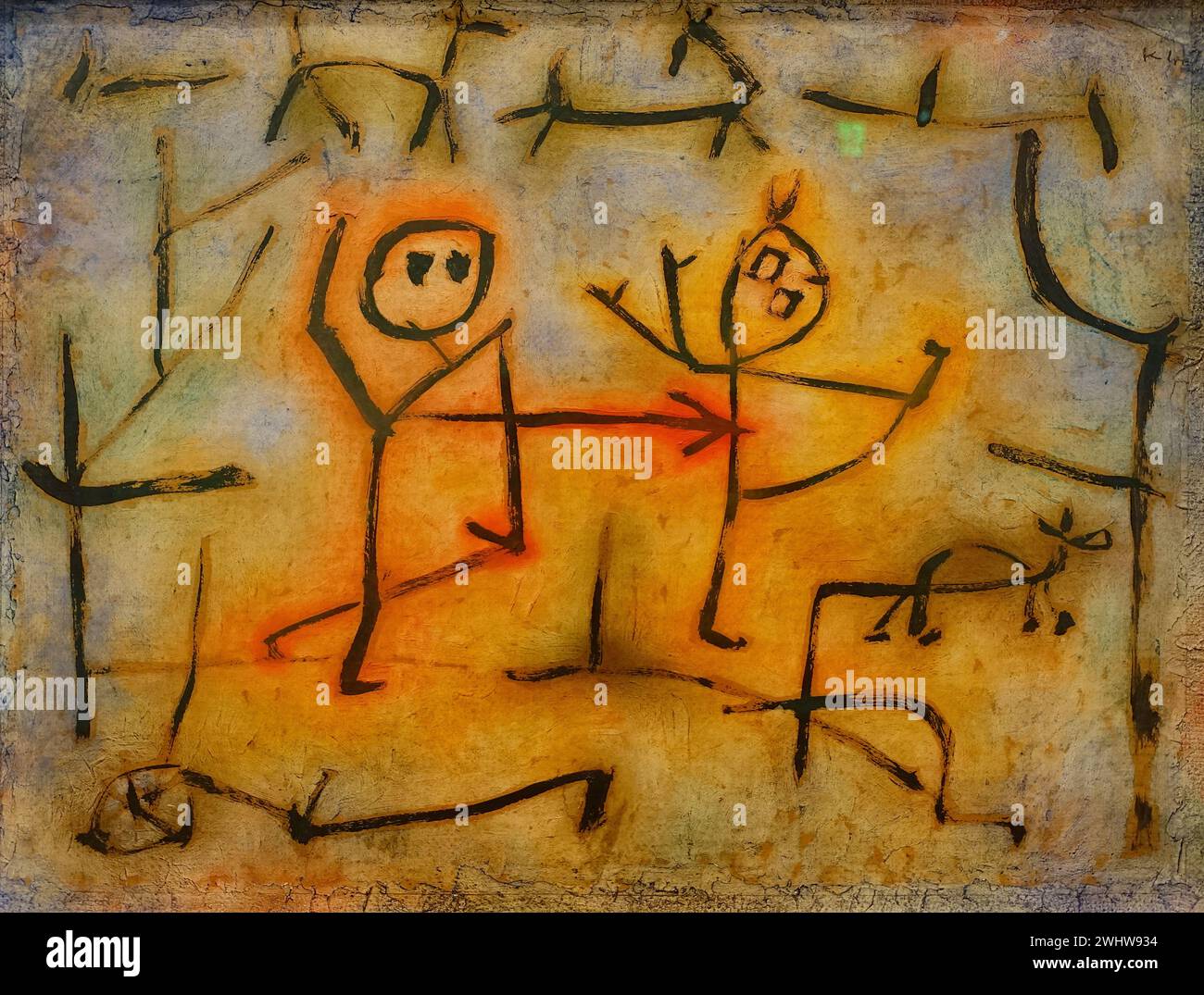 Paul Klee - Chaude poursuite Stock Photo - Alamy