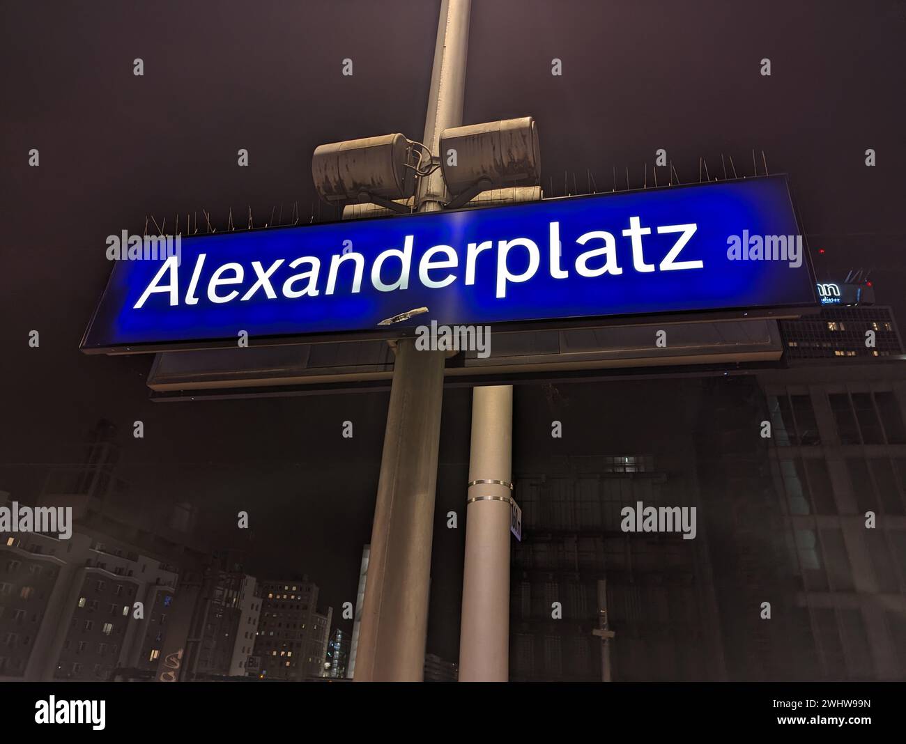 Alexanderplatz schild hi-res stock photography and images - Alamy