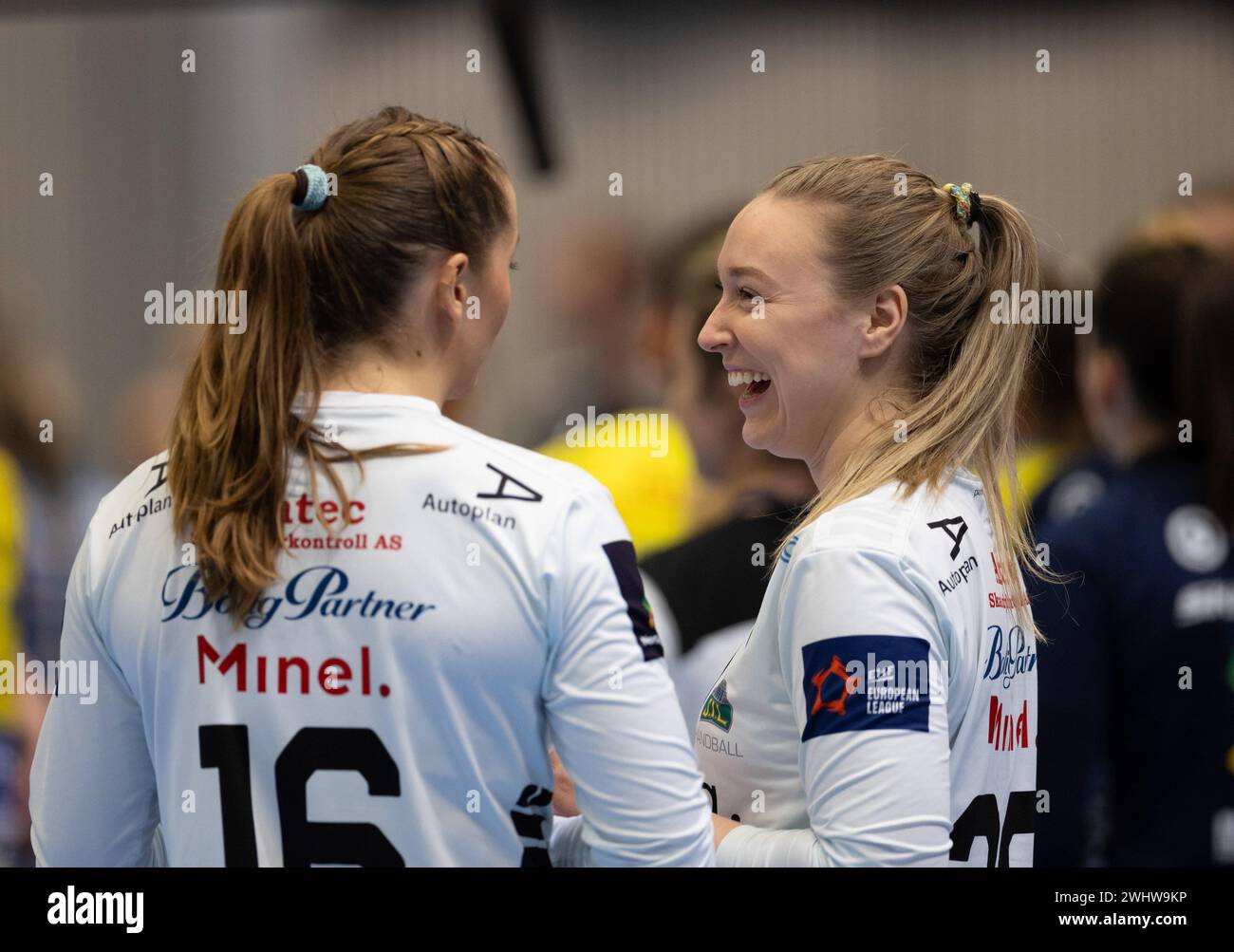 Hamar, Norway. 11th Feb, 2024. Hamar, Norway, February 11th 2024: Goalkeeper Olivia Lykke ...