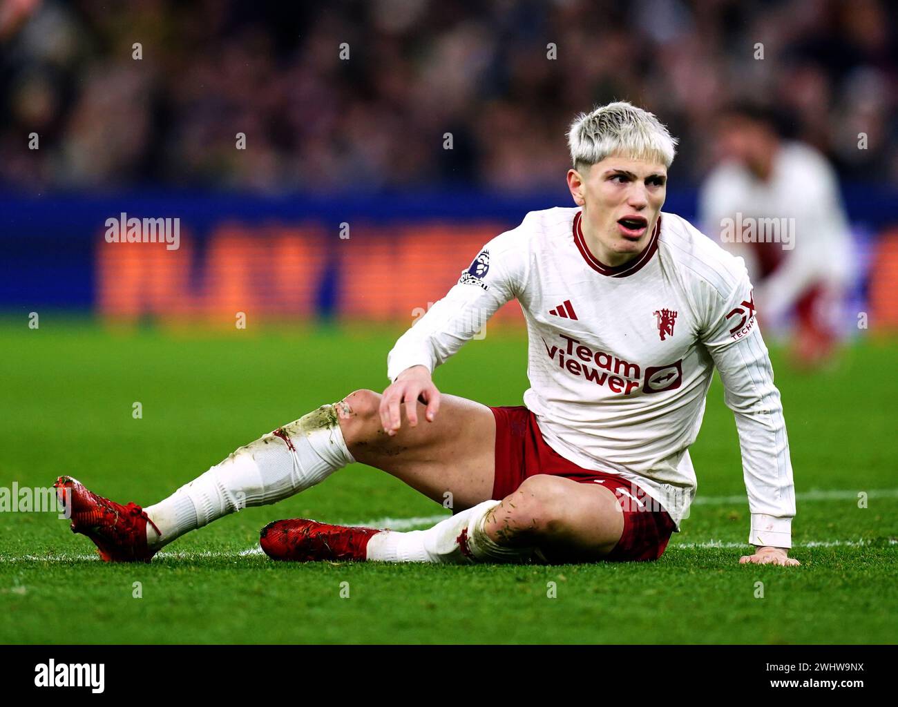 Manchester United's Alejandro Garnacho during the Premier League match ...