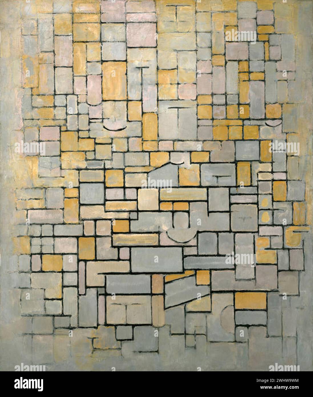 Piet Mondrian - Composition Stock Photo - Alamy