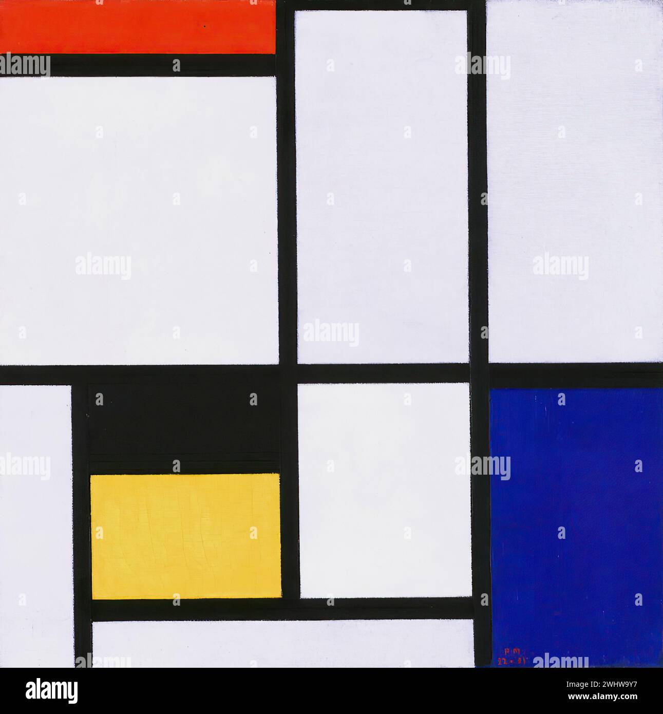 Piet Mondrian - Composition n° III Stock Photo - Alamy