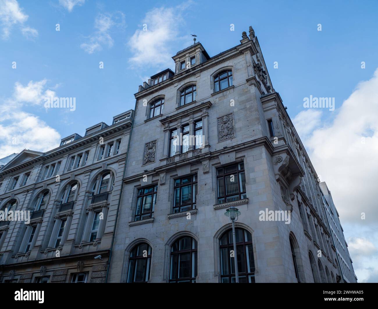 Facades of European ancient buildings. Texture of ancient buildings ...