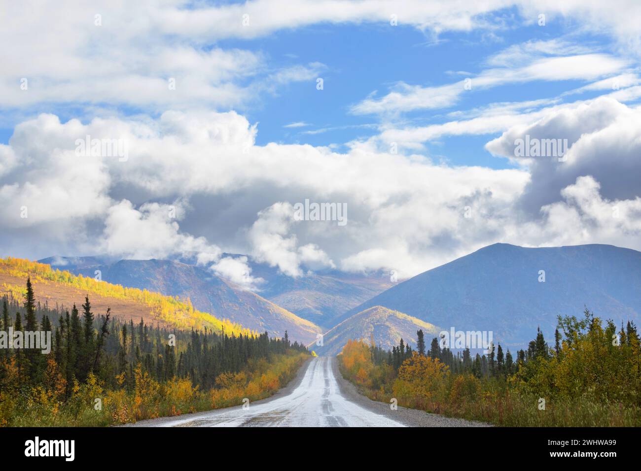 Hike in the fantastic landscape of Alaska, USA Stock Photo - Alamy