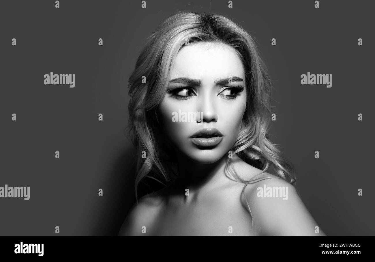 Disgust ethnic face Black and White Stock Photos & Images - Alamy