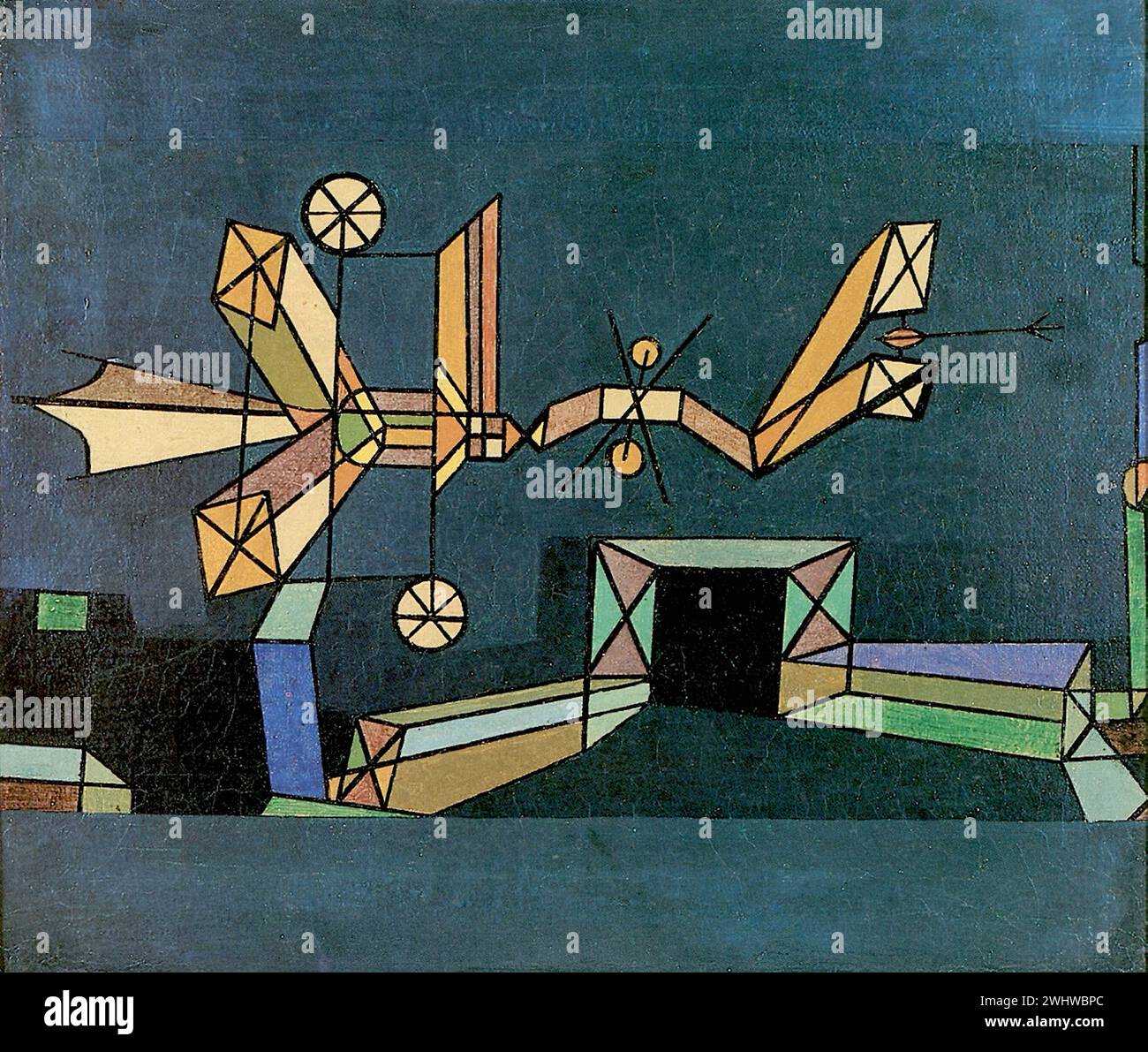 Paul Klee. - Arrivée du dragon de l'air Stock Photo - Alamy