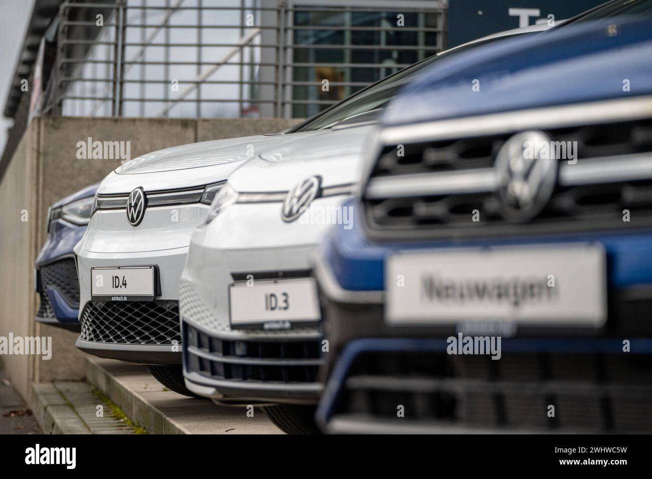Neue Volkswagen ID3 und ID4 Modelle 11.02.24, Limburg: Symbolfoto ...