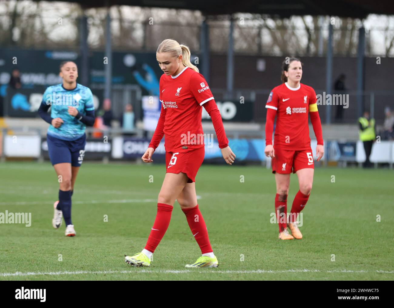 February 11, 2024, London, UK: Princess Park Stadium, Dartford, UK ...