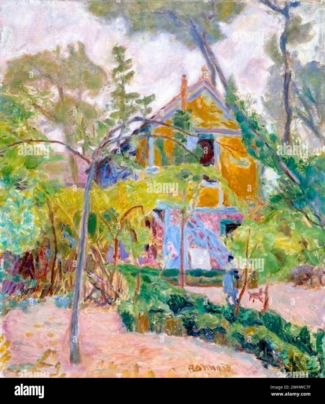 Pierre Bonnard - Maison parmi les arbres Stock Photo - Alamy