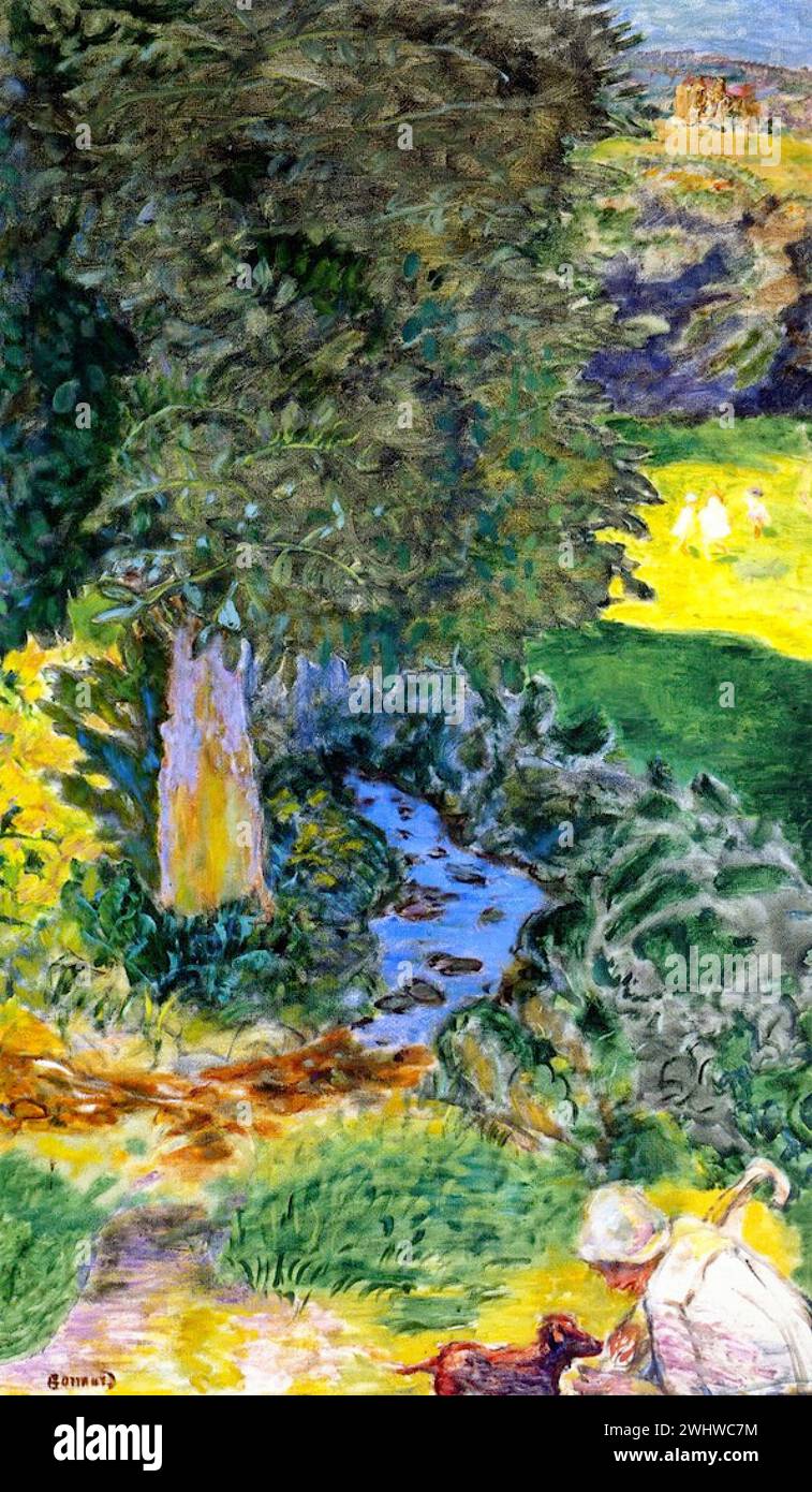 Pierre Bonnard - Marthe et son chien Stock Photo - Alamy