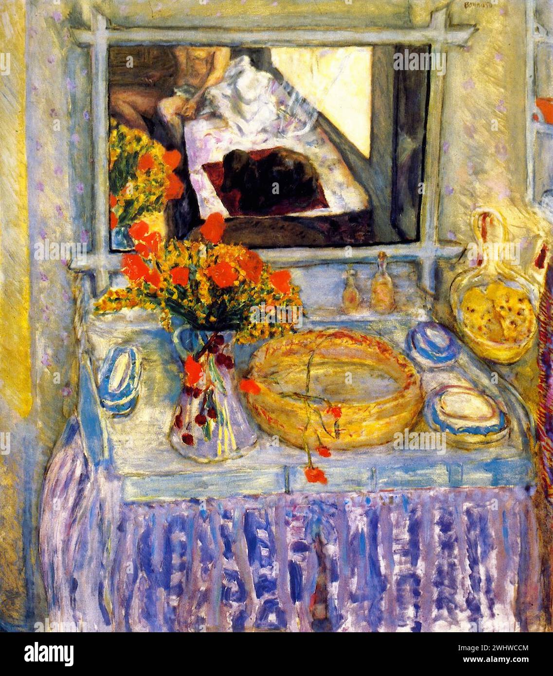 Pierre Bonnard - Table de toilette et miroir Stock Photo - Alamy