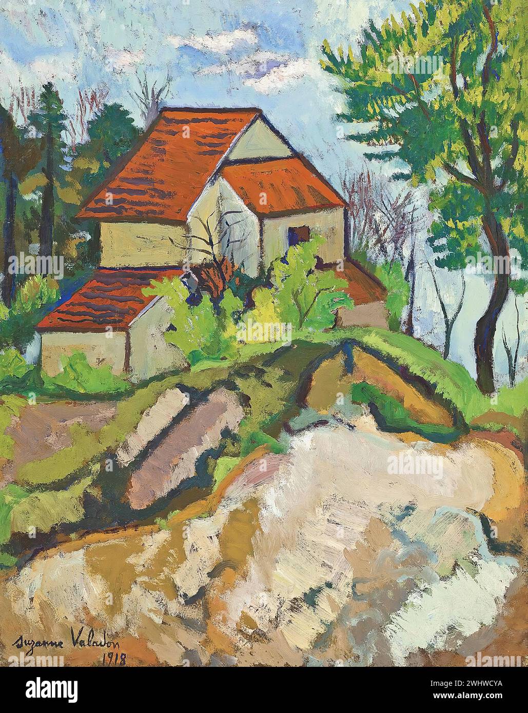 Suzanne Valadon - Chemin creux Stock Photo - Alamy