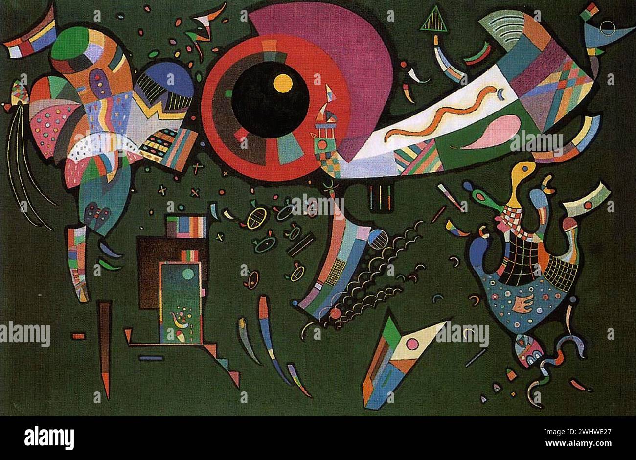 Vassily Kandinsky - Autour du cercle Stock Photo - Alamy