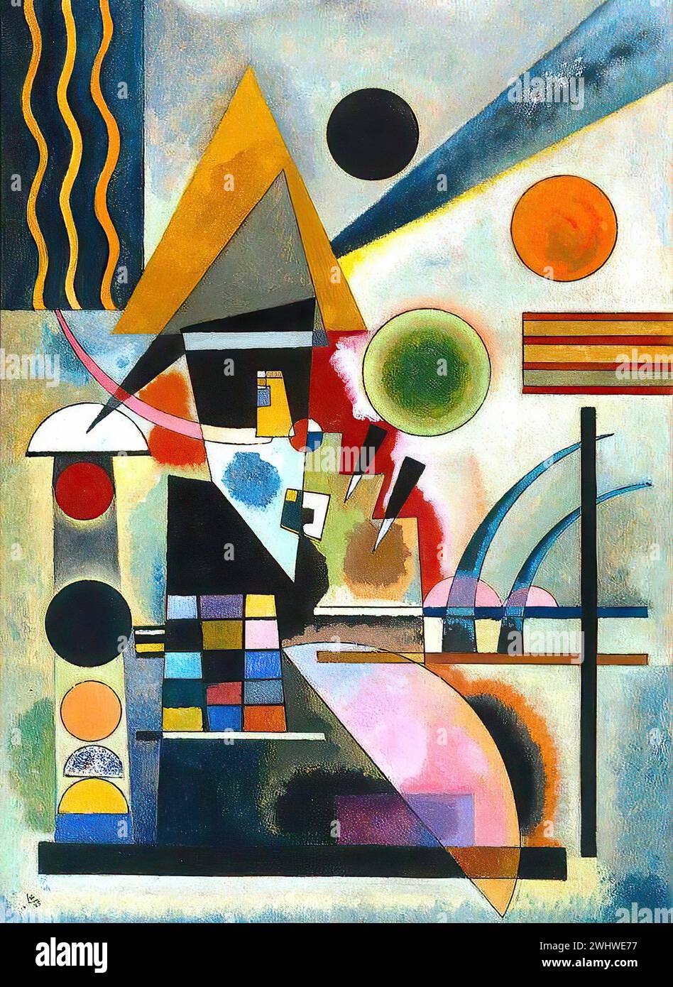 Vassily Kandinsky - Balançant Stock Photo - Alamy
