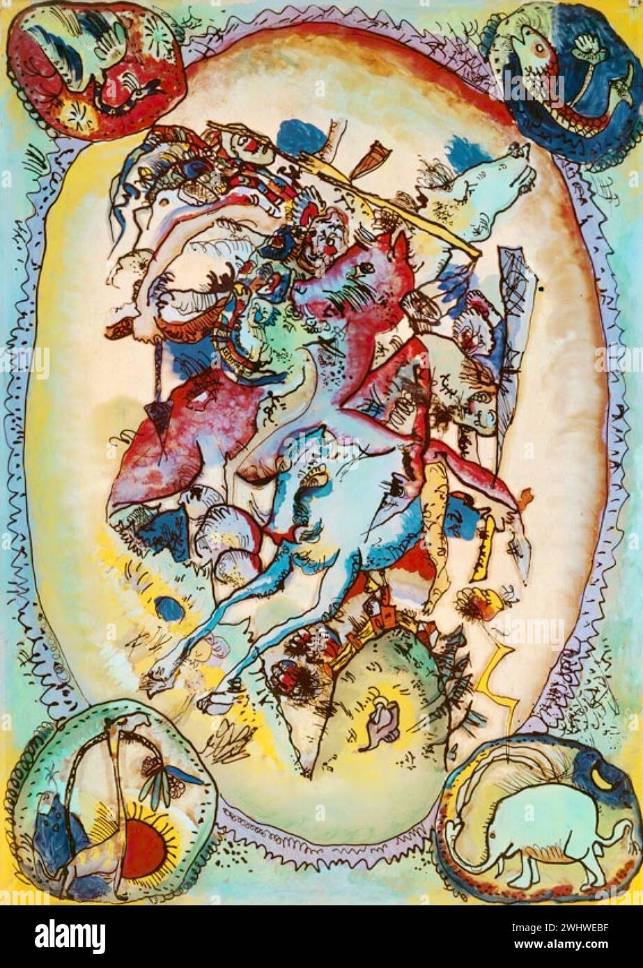 Kandinsky composition ii hi-res stock photography and images - Alamy