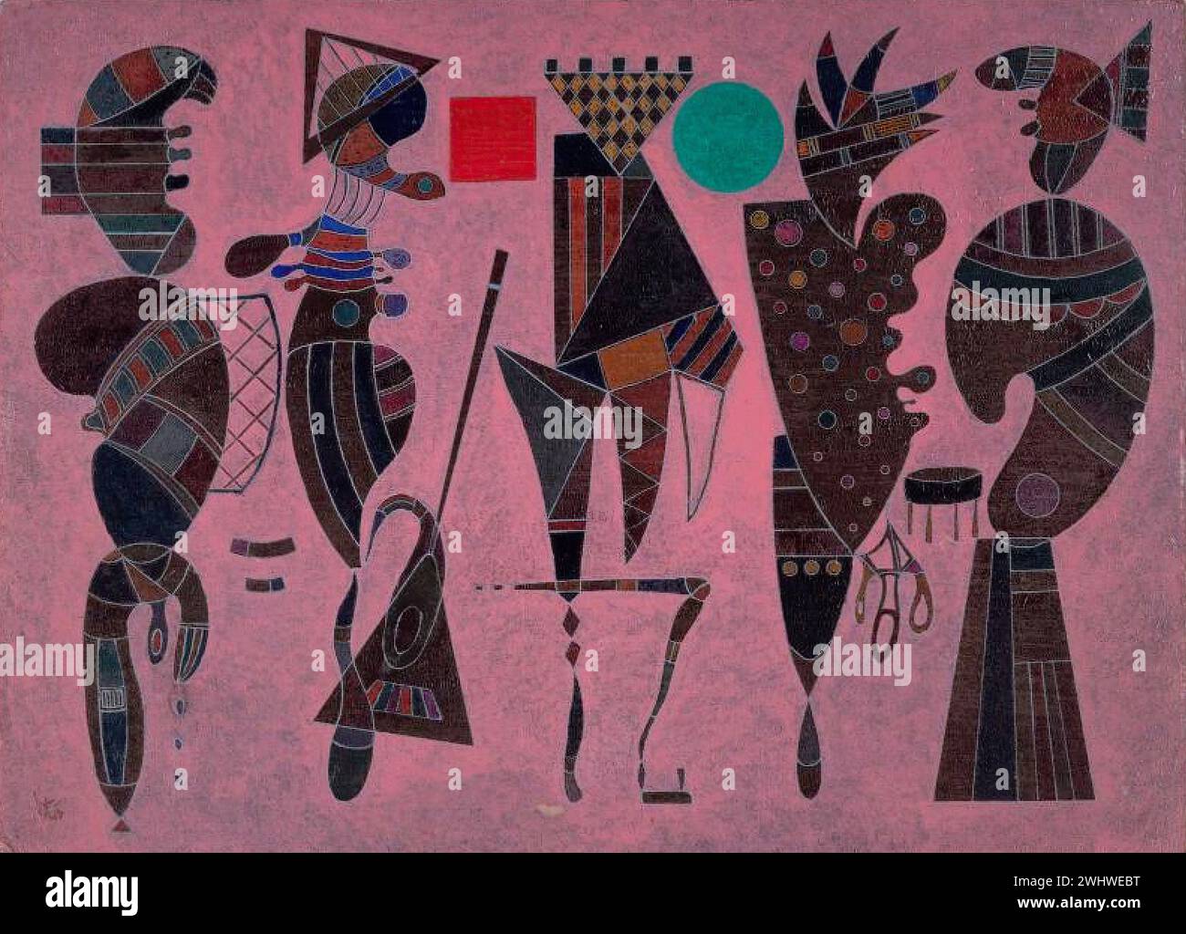 Vassily Kandinsky - Cercle et carré Stock Photo - Alamy