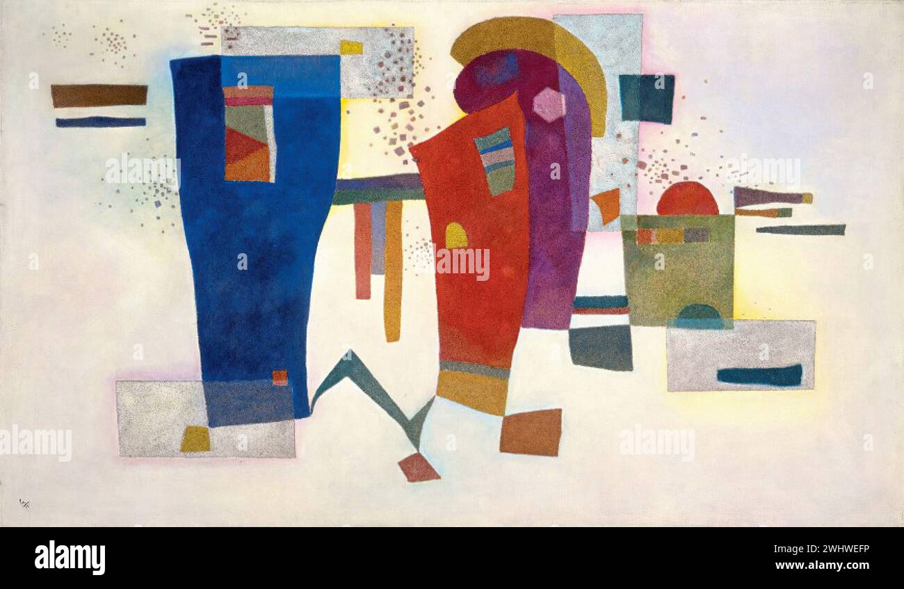 Vassily Kandinsky - Contraste accompagné Stock Photo - Alamy
