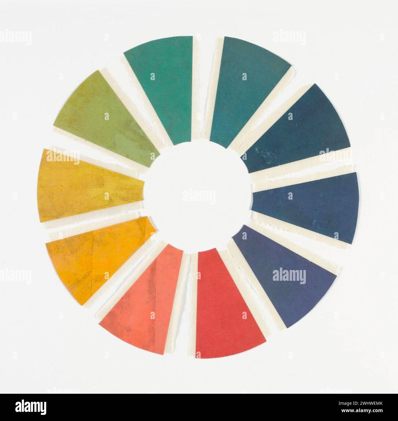 Vassily Kandinsky - Dix Eléments formant un cercle chromatique Stock ...