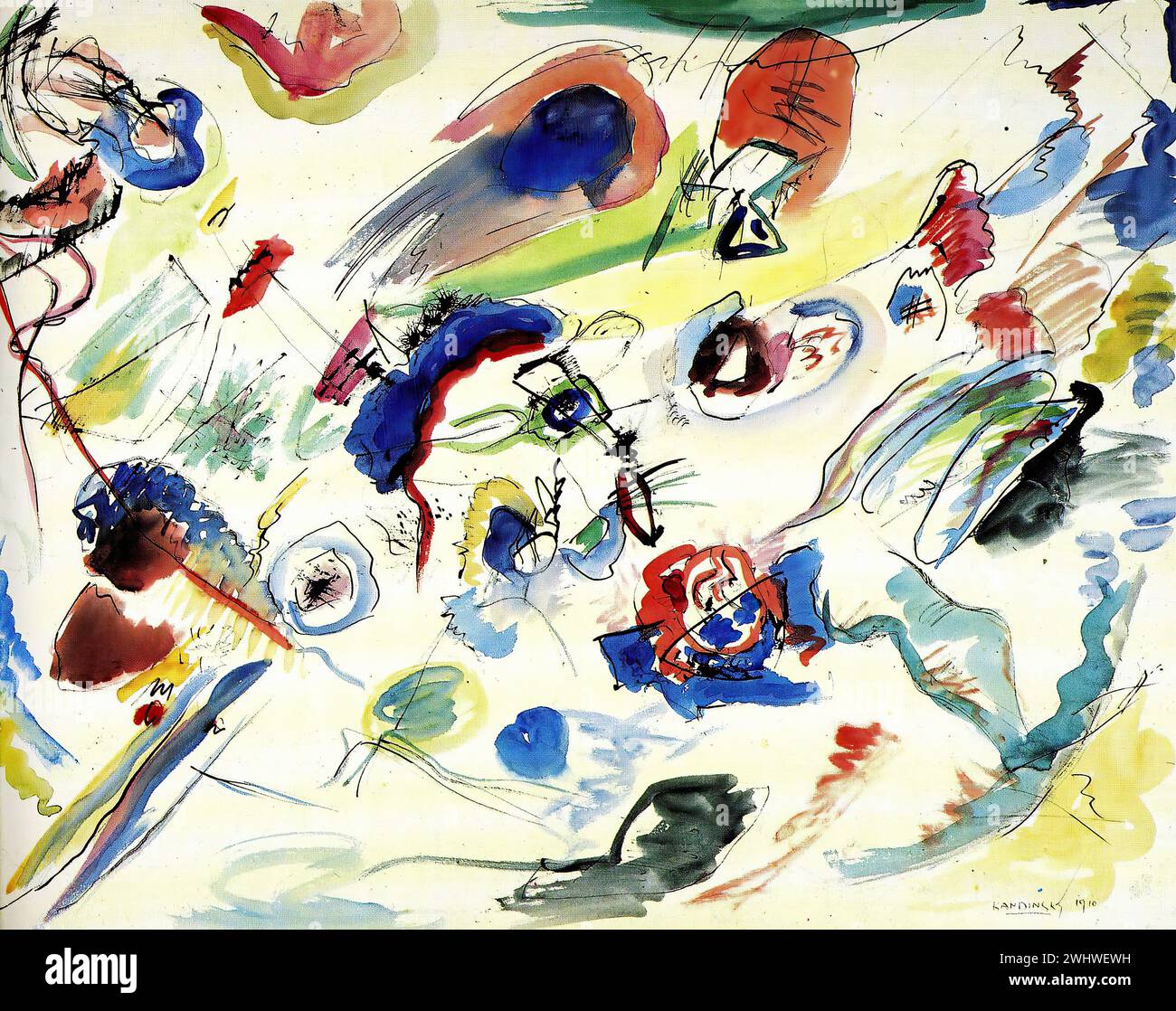Vassily Kandinsky - Etude pour Composition VII Stock Photo - Alamy