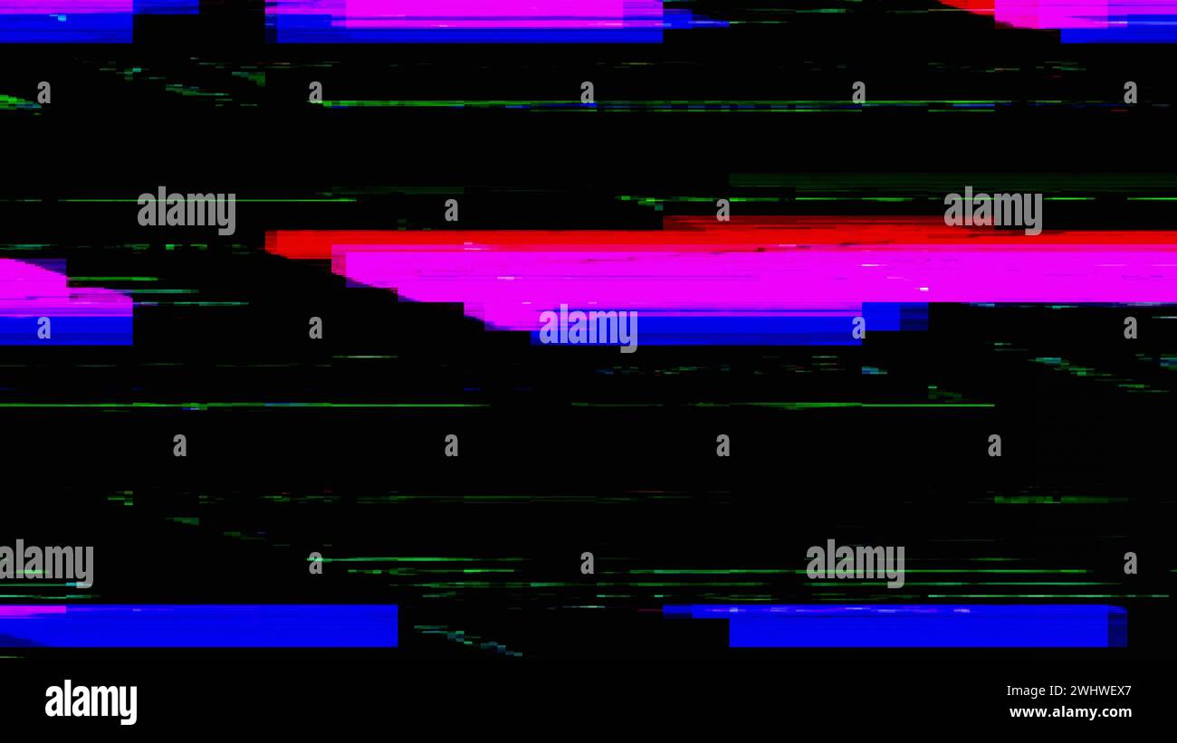Abstract background glitch signal error defect Stock Photo - Alamy